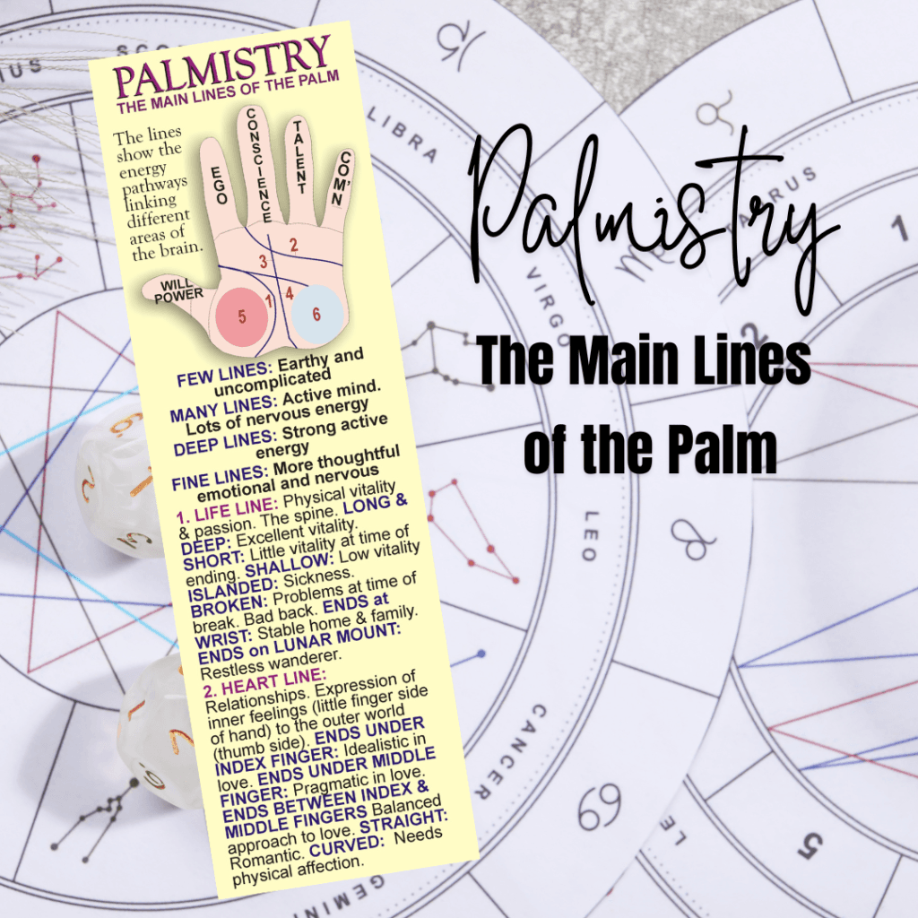 Palmistry Bookmark – Unveil the Secrets of Your Hands
